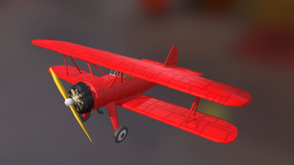 Biplano - 3D model by seleghin [d0e2fd9] - Sketchfab