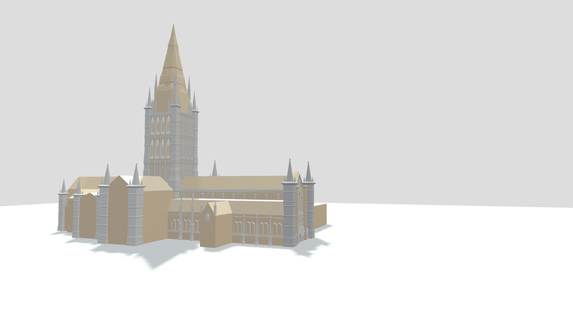 Salisbury Cathedral (High Poly) - 3D model by sam.zheng.omg [d0e4dd2 ...