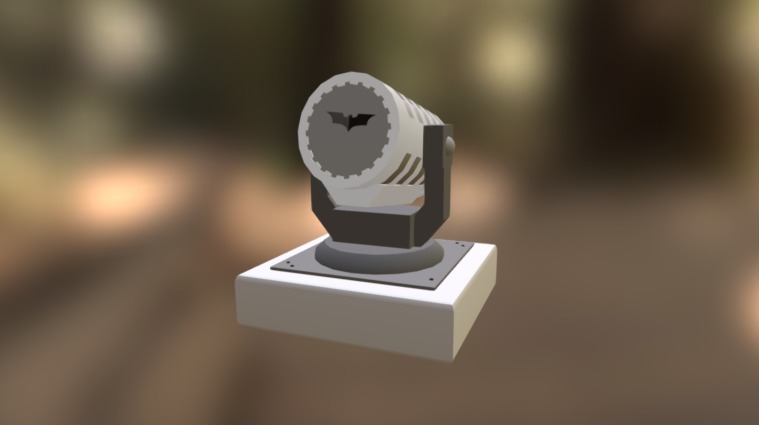 Bat Signal - 3D model by Kenny Rafael (@krafael) [d0e755a] - Sketchfab