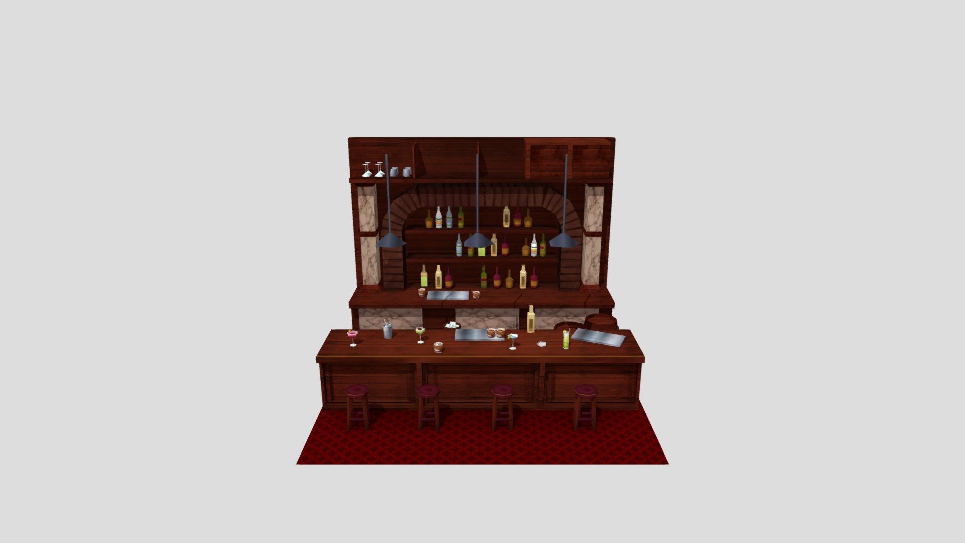 Bar_Texture - 3D model by eriochromatic [d0e7e6f] - Sketchfab