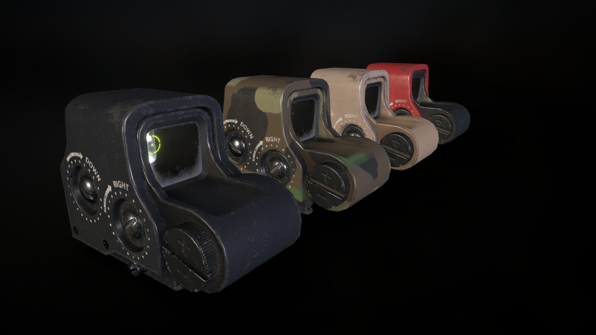 Holo-Sight XPS - Buy Royalty Free 3D model by Michael Karel ...