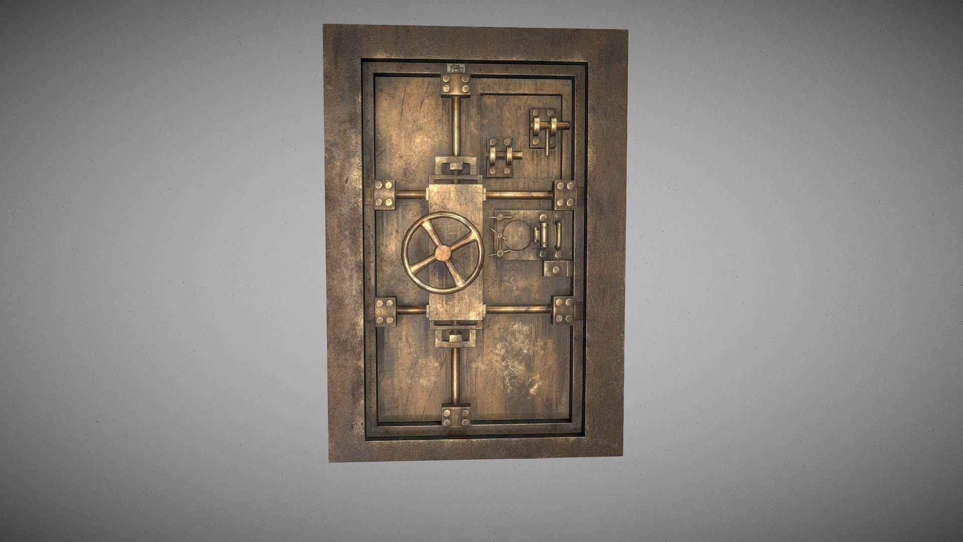 Metal_door - 3D model by thakurvipin49 [d0e85b5] - Sketchfab