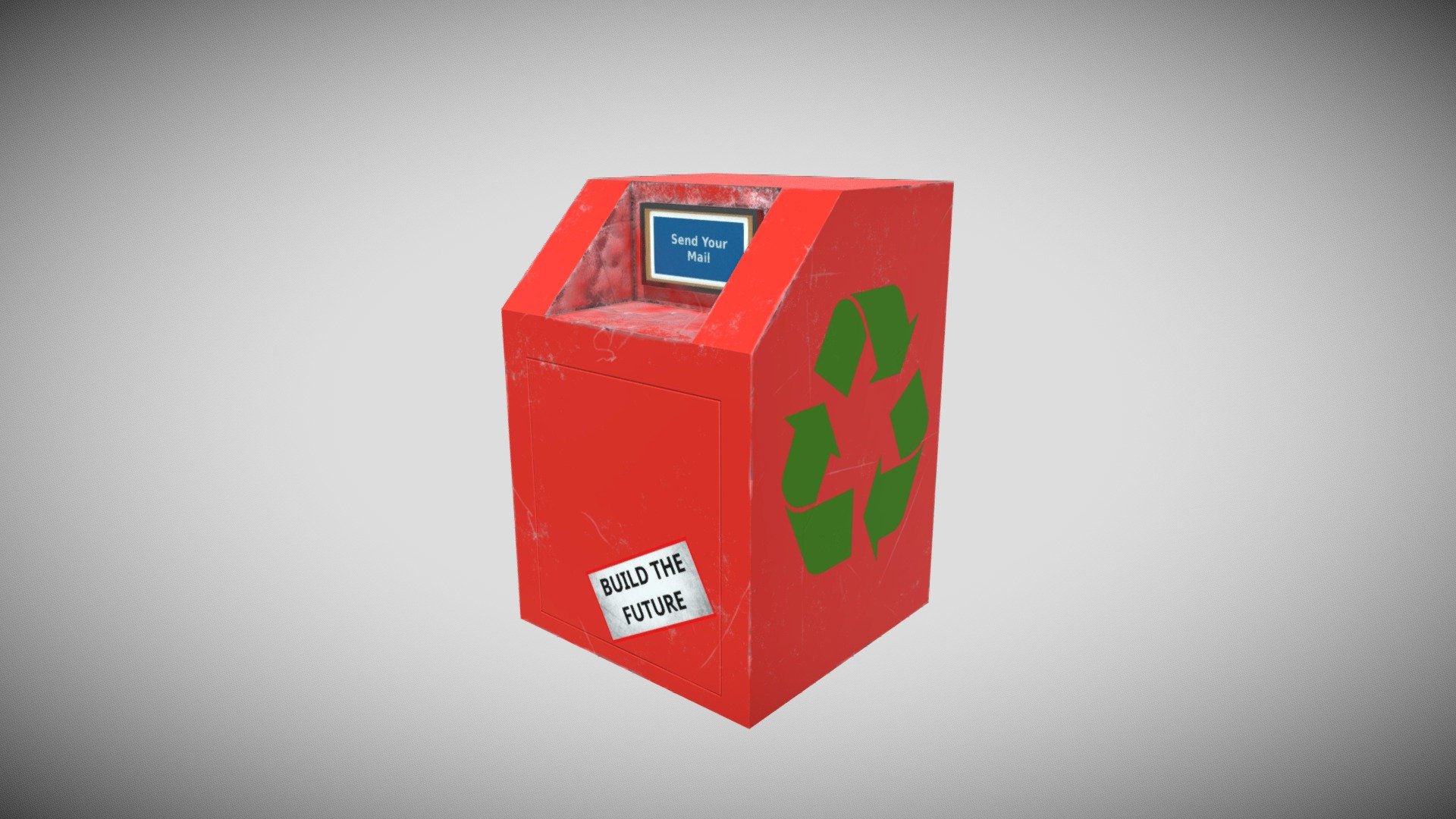 Mail box - Download Free 3D model by ilarioseb [d0e902b] - Sketchfab