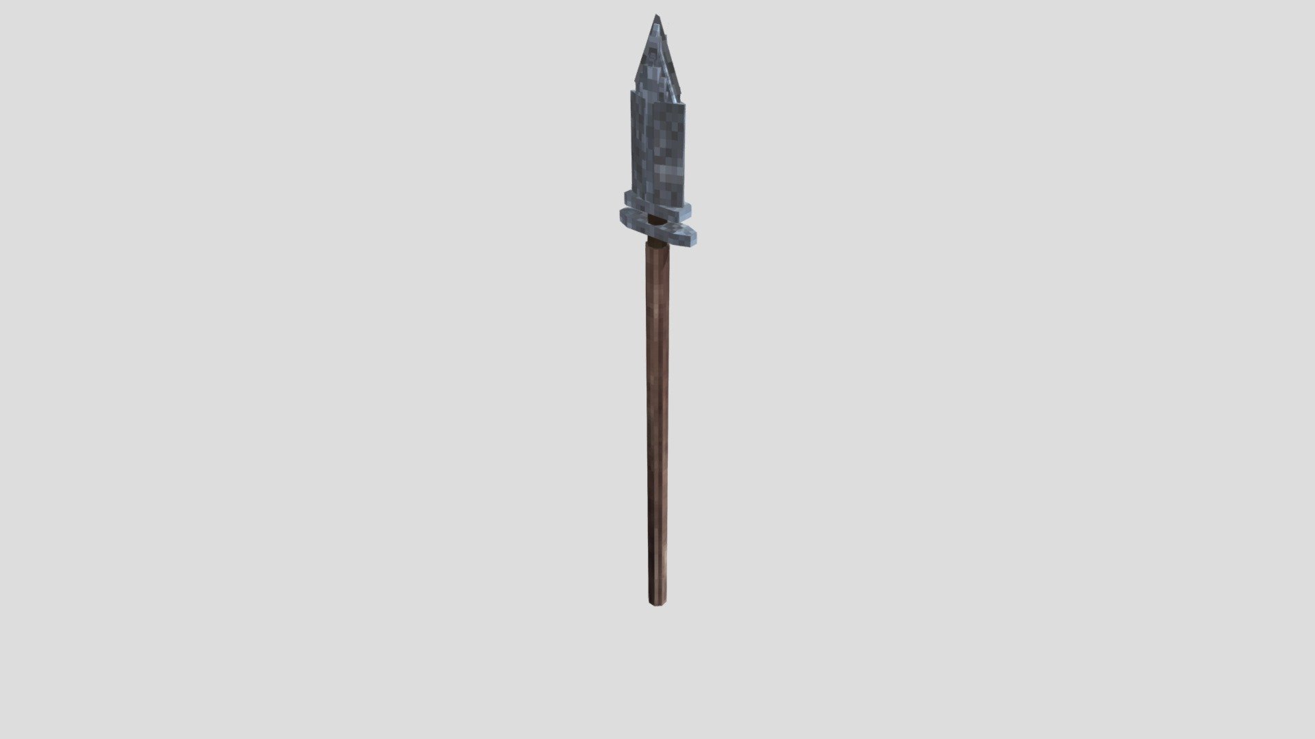 [ Minecraft ] Medieval Spear Low Poly - Download Free 3D model by ...