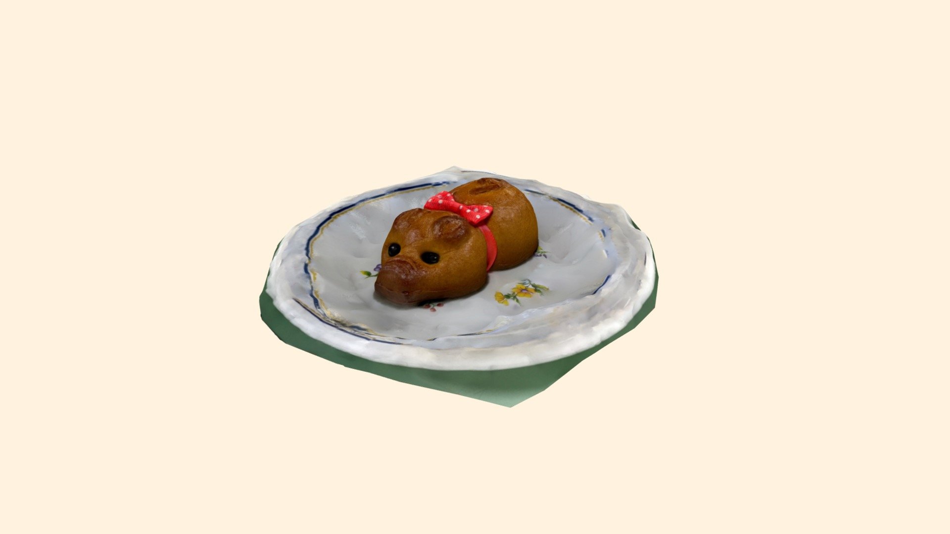 Mooncake Pig - Download Free 3D model by Mr. Mushi (@mr.mushi) [d0e9d3c ...