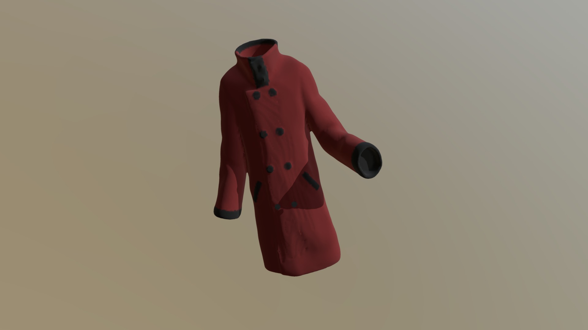 3December #3 Coat - 3D model by Jules Camille Huvig (@JulesCamilleHuvig ...