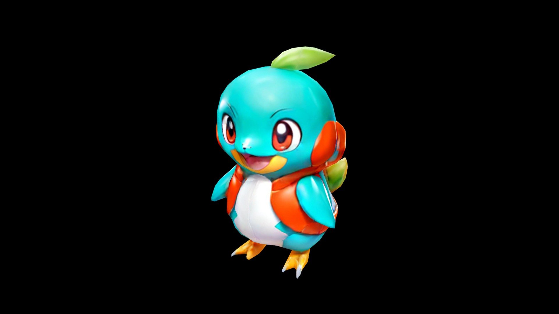"The Azure Toy Bird A Fictional Cartoon Characte - Download Free 3D ...