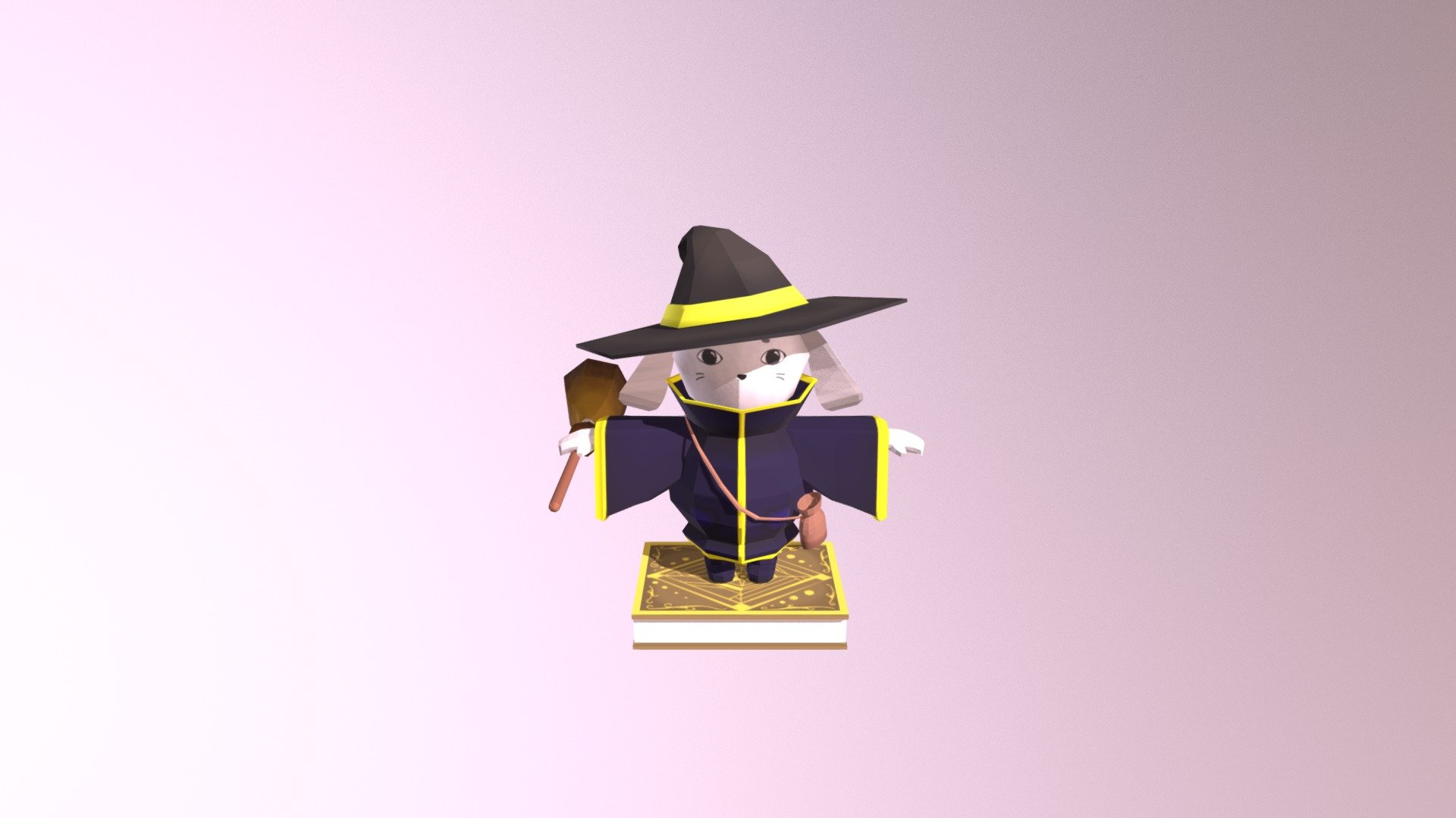 1051448063-Magic rabbit - 3D model by 0921doris [d0ed044] - Sketchfab