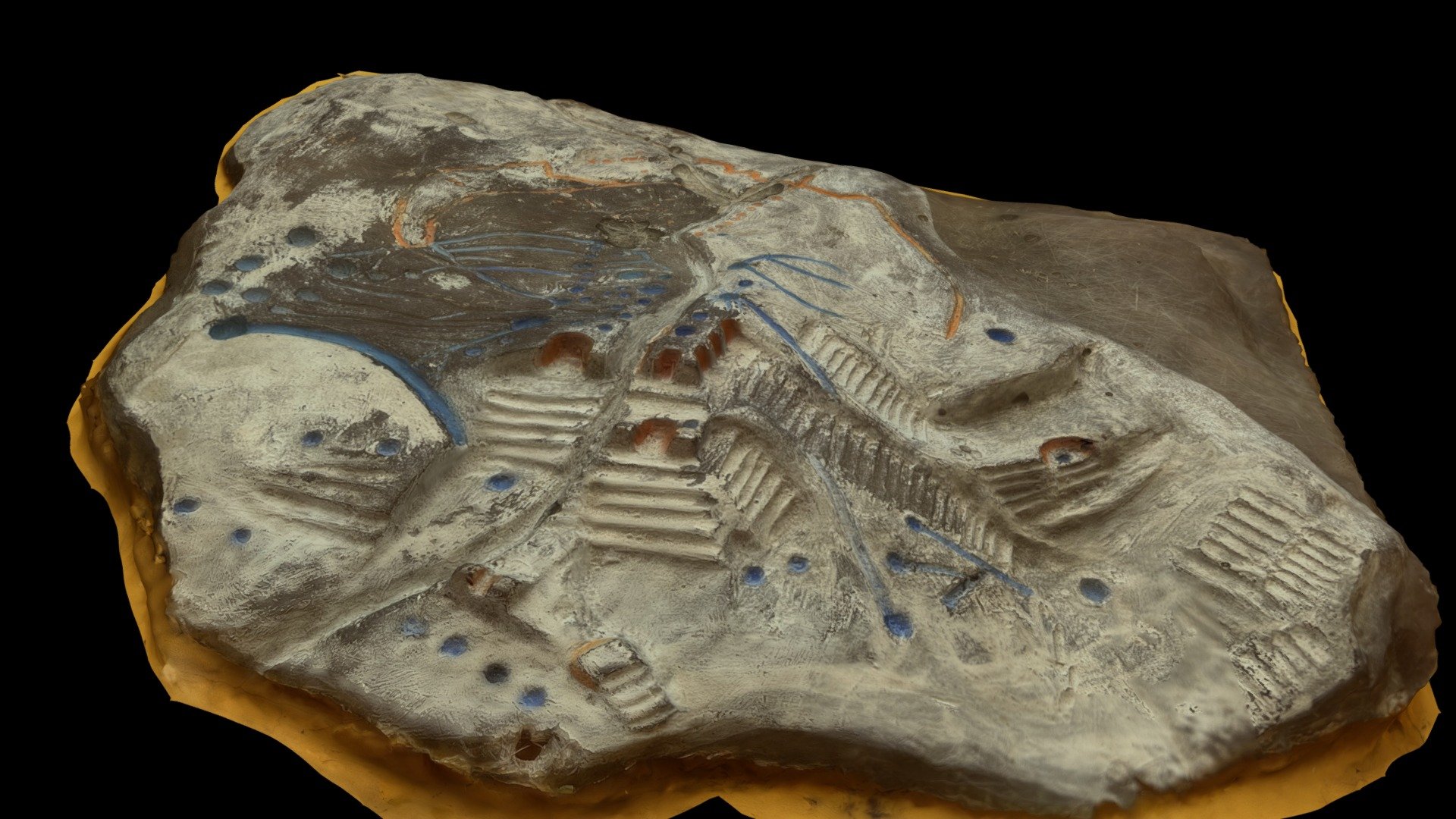 Stone Map - 3D model by Alejandro Saavedra (@xochimilcoheritage ...