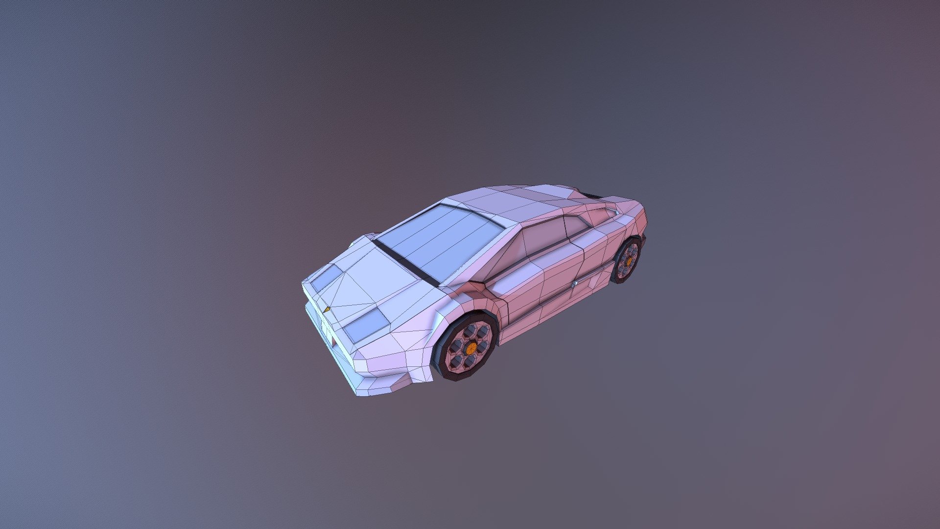 Low-poly cars. Lambo - 3D model by devosaur1 [d0ef1c9] - Sketchfab