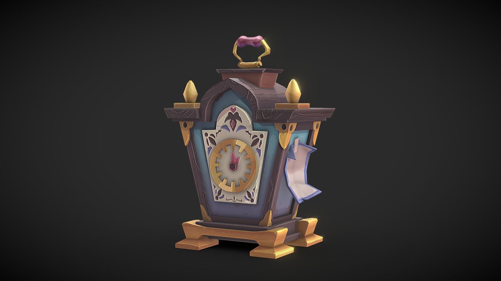 Часы - 3D model by iuliiasemenok [d0efa79] - Sketchfab
