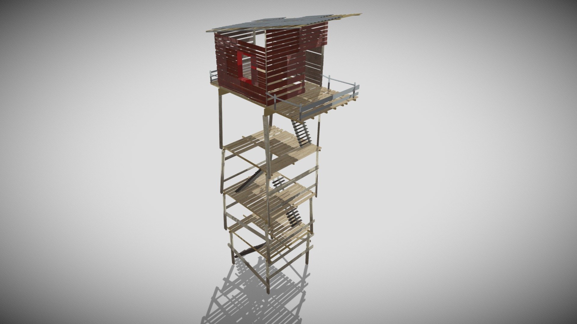 observation tower - Download Free 3D model by Stas Gunko (@Stasgunko ...