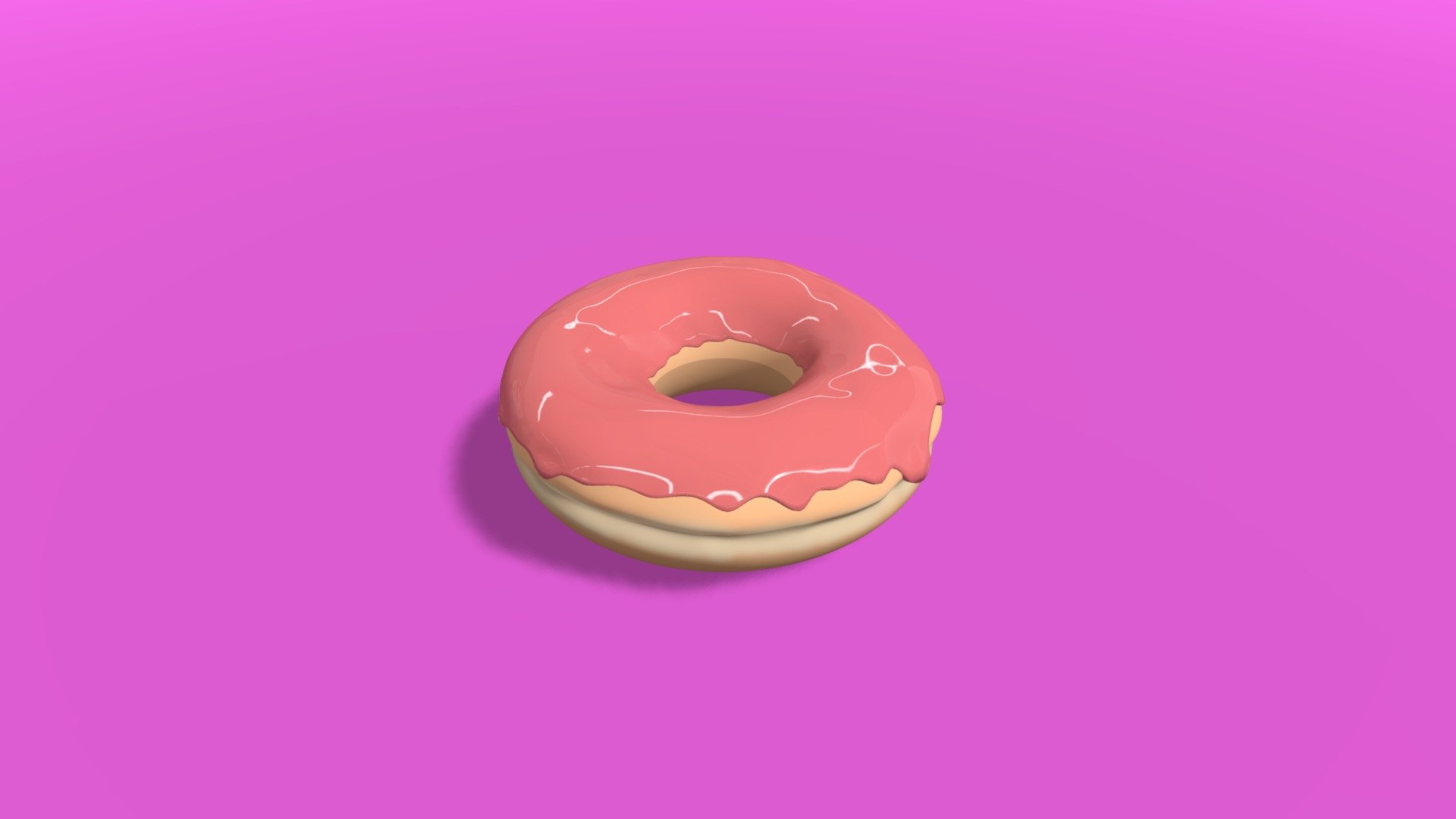 Donut - Download Free 3D model by hotdoghans [d0f0b1a] - Sketchfab