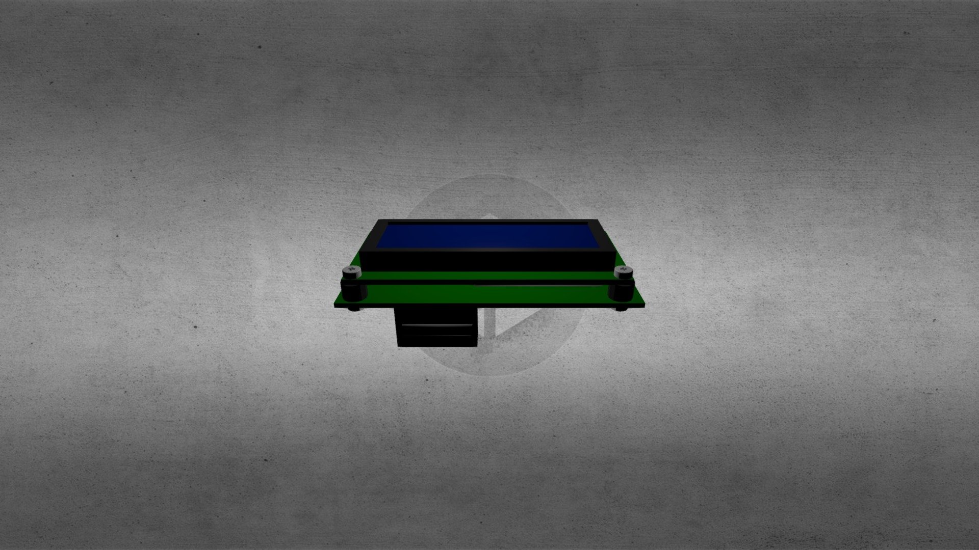RS232 LCD Modul - 3D model by quakeman1 [d0f11e9] - Sketchfab