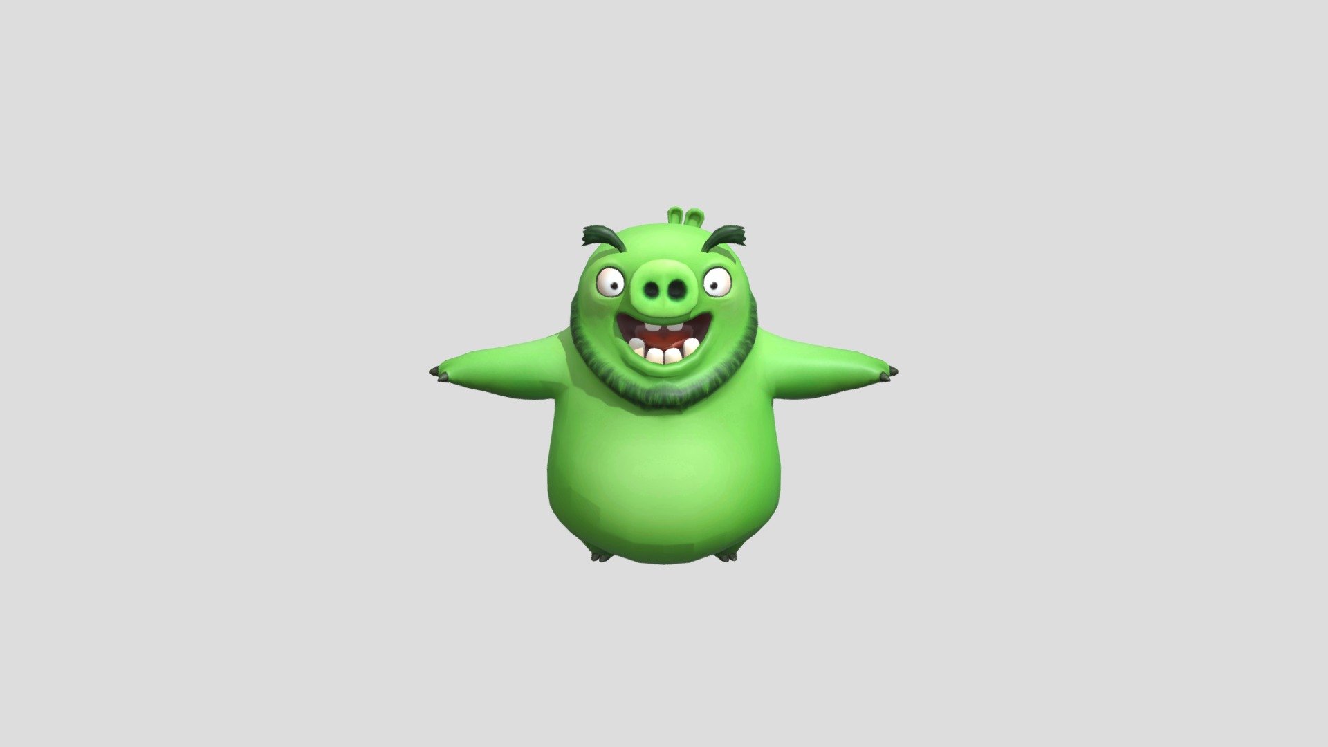 Leonard (Angry Birds Movie) - Download Free 3D model by Guilherme ...