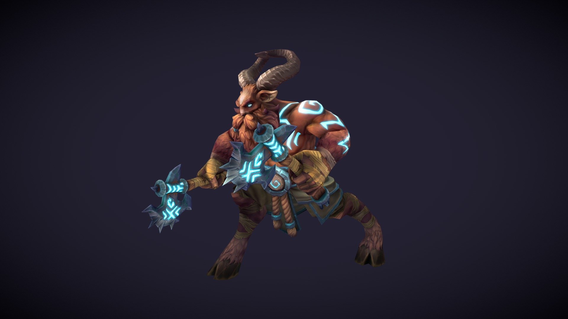 Stylized Satyr - 3D model by N-hance Studio (@Malice6731) [d0f2f93 ...