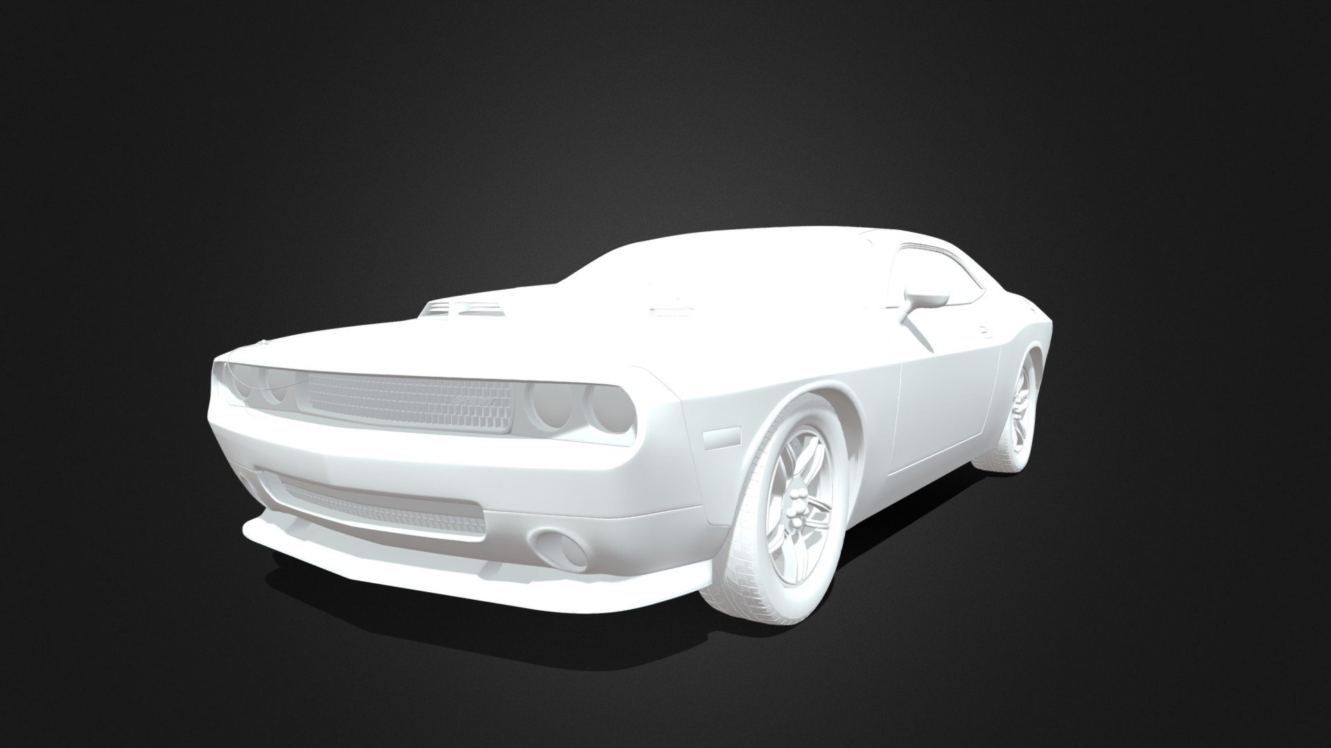 Dodge Challenger - Download Free 3D model by pranavrraj007 [d0f3cde ...