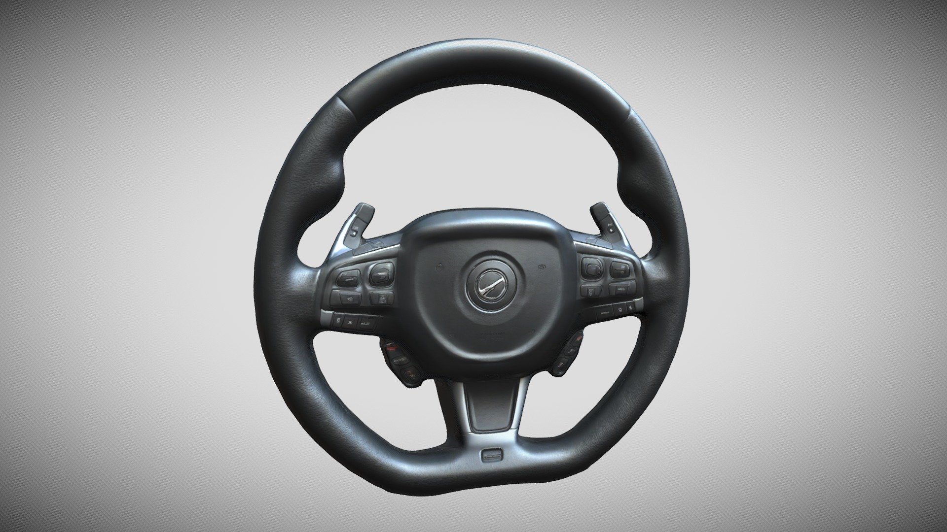 Sports Car Steering Wheel - 3D model by TrentPierce [d0f3f75] - Sketchfab
