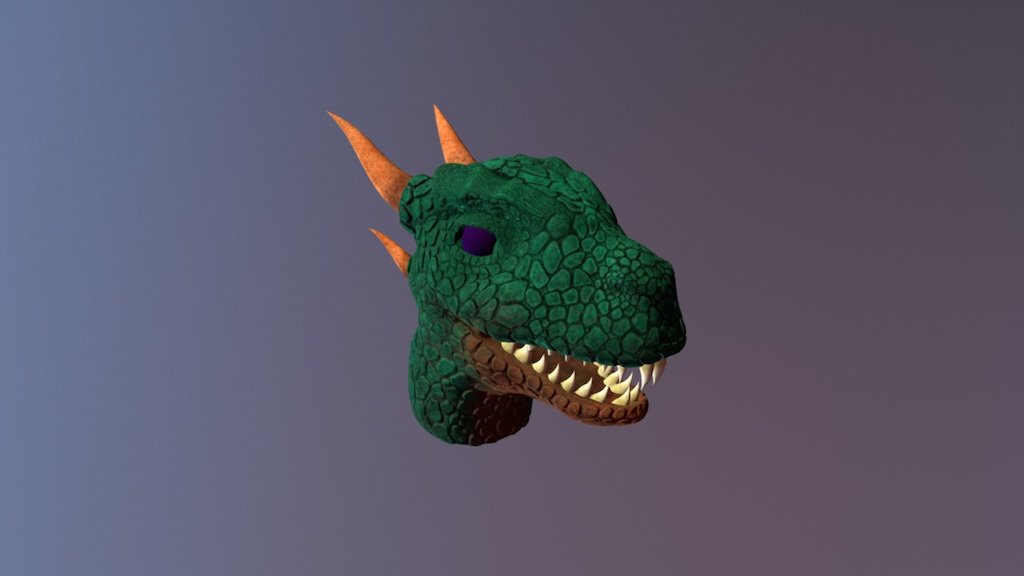 Green Dragon - 3D model by CoolDroid [d0f5db2] - Sketchfab