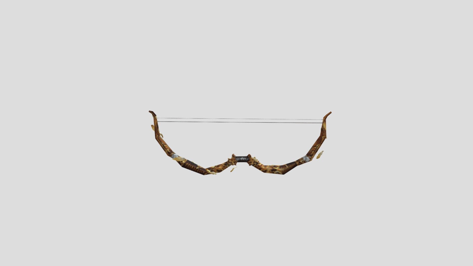 Golden Gem Bow - 3D model by EXContent [d0f676d] - Sketchfab