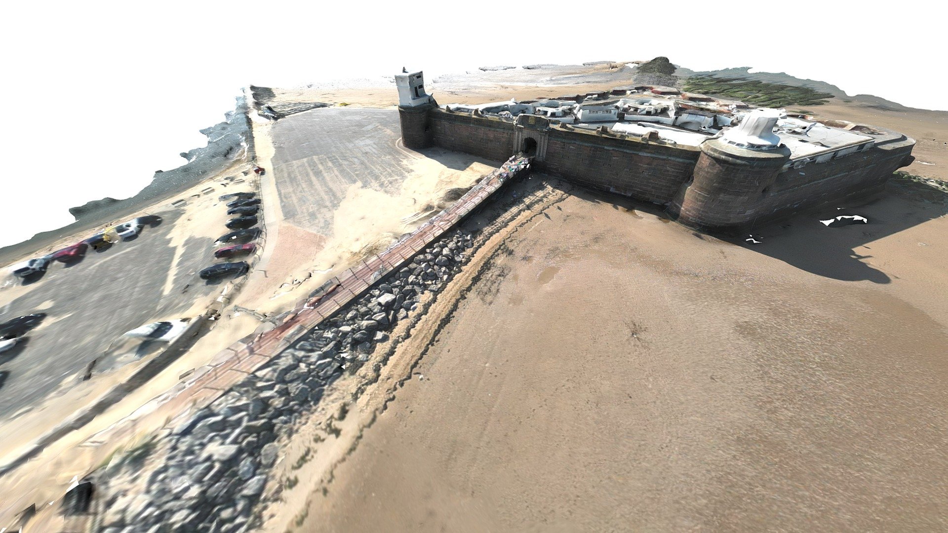 Fort Perch Rock - New Brighton (Photogrammetry) - 3D model by VaultPhil ...