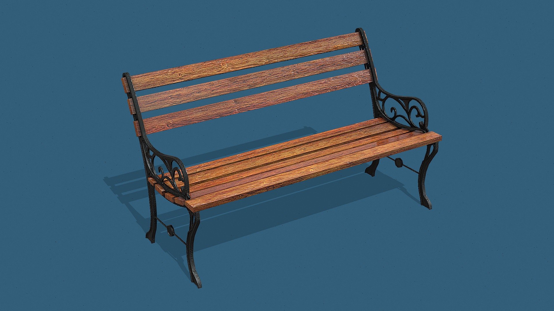 Original Bench 3D Model - 3D model by ƚᴎɘbiɿT (@xtrident) [d0fbf8b ...