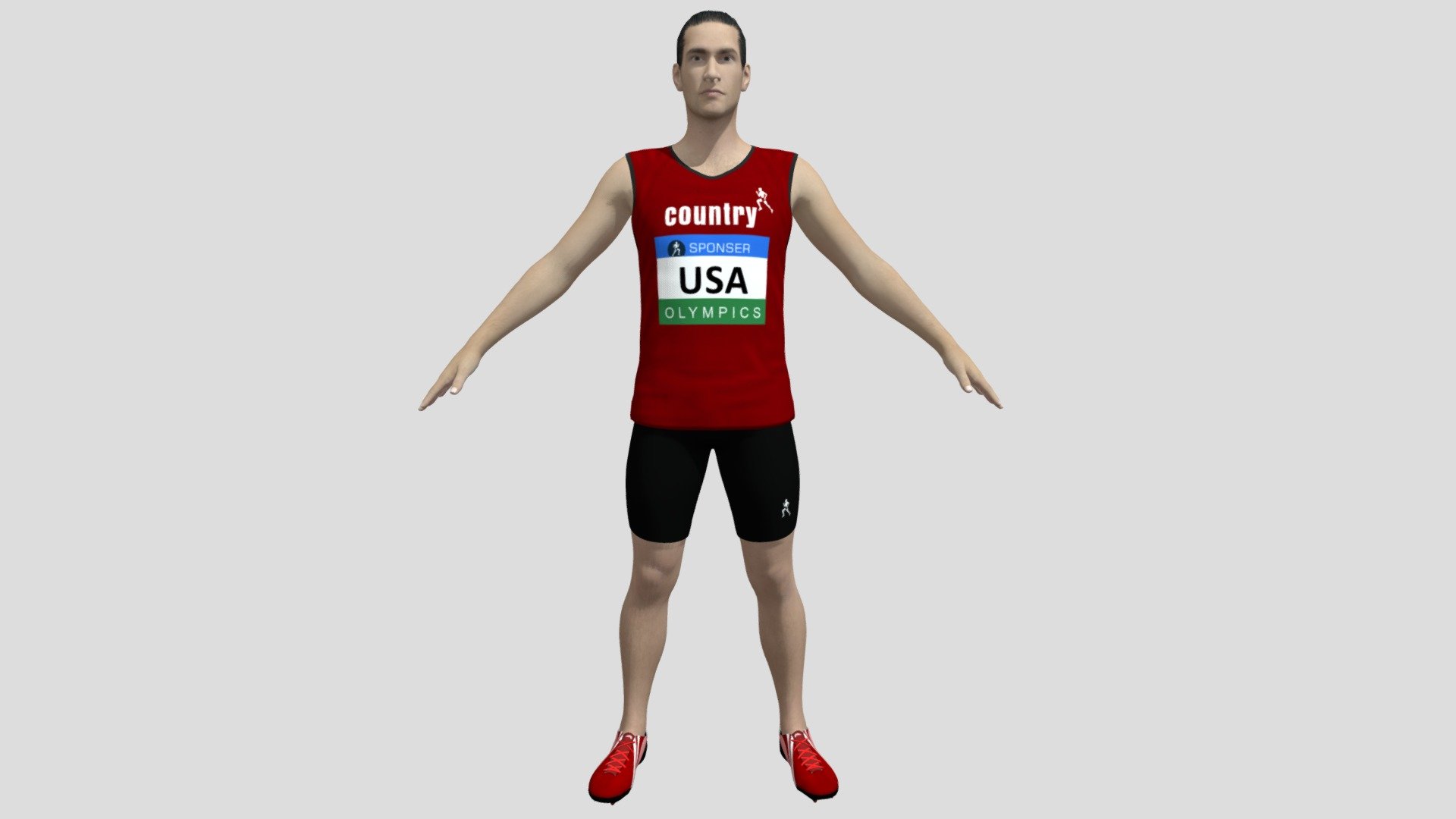 Athlete Runner - Buy Royalty Free 3D model by trish.j2109 [d0fc845 ...