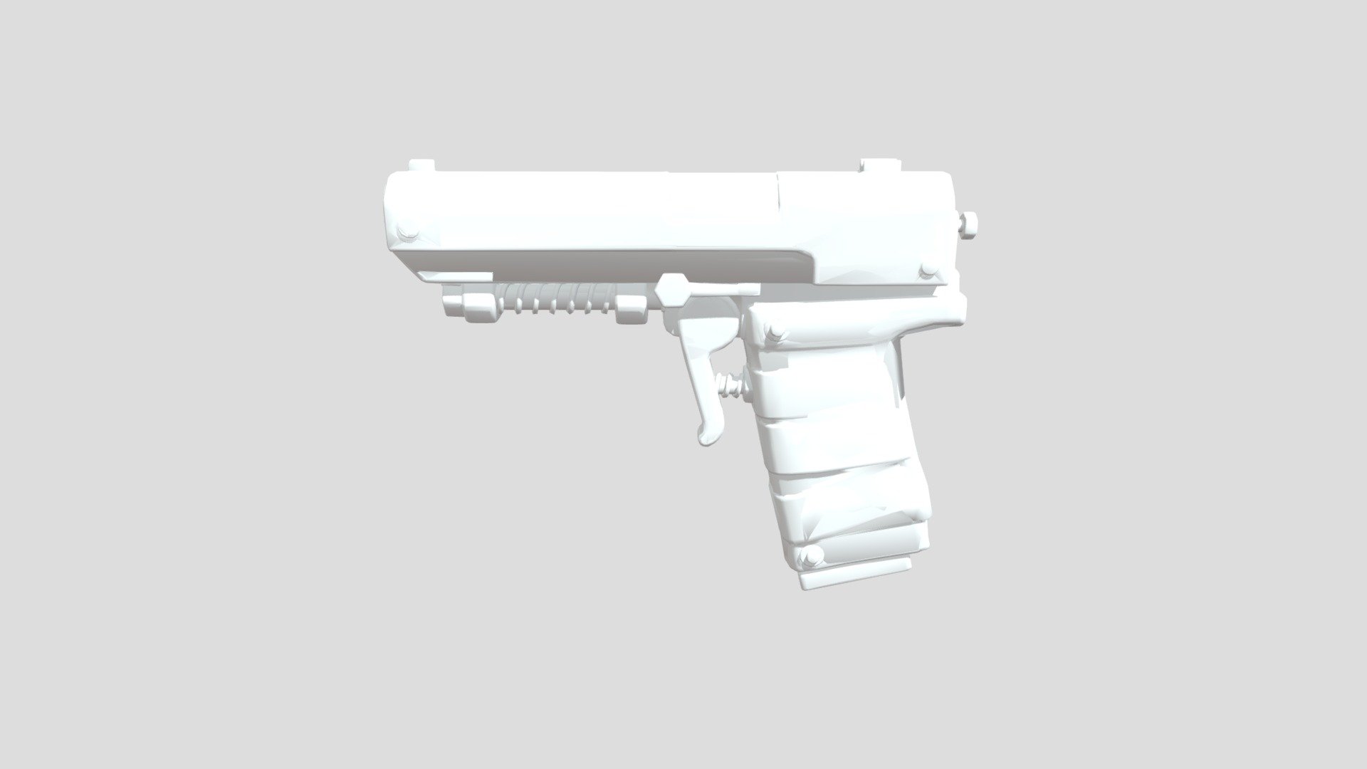 Semi Auto Pistol - Download Free 3D model by massboxin [d0fd034 ...