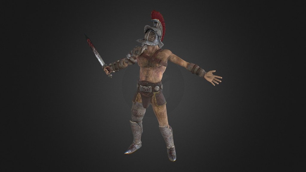 Gladiator - 3D model by gvaldivia [d0fe486] - Sketchfab