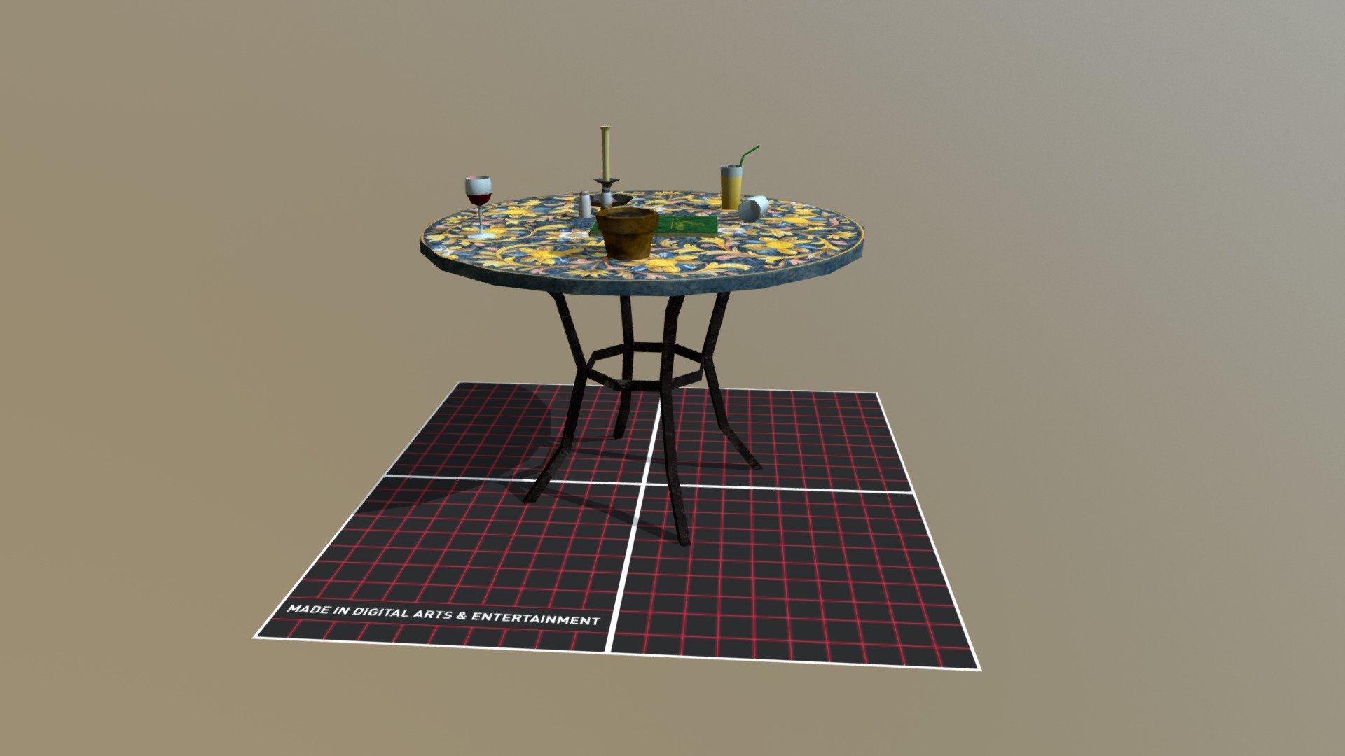 low polly Table - 3D model by Bert Plasschaert (@BertPlasschaert ...