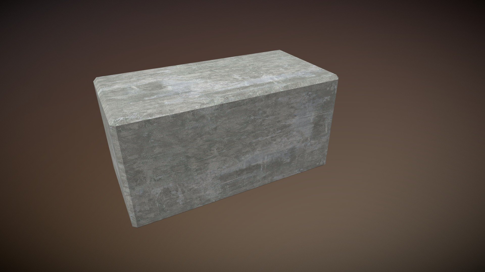 Standard 2.5'x2.5''x5'-Top Cap block - Download Free 3D model by ...