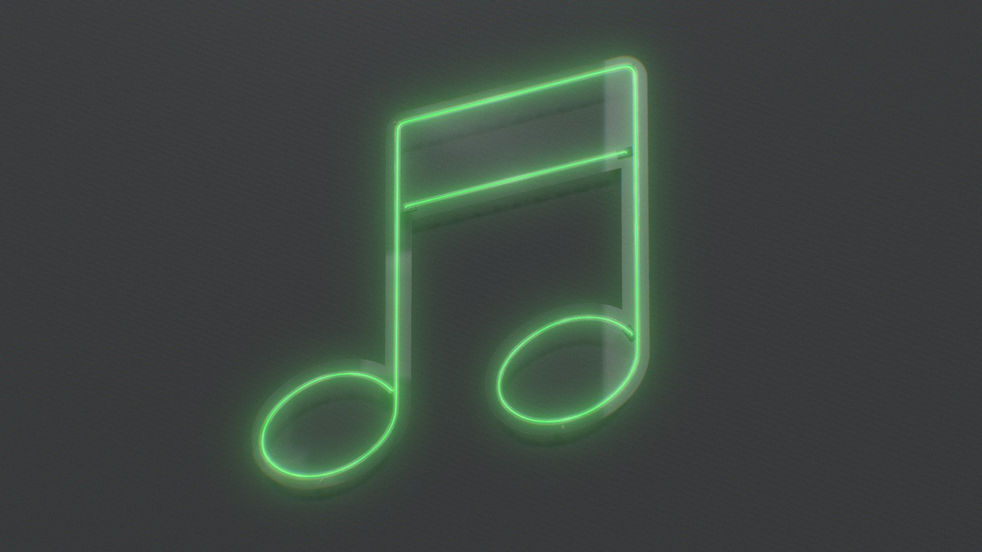 Music Note 3 - Neon Sign - 3D model by NEONPLEX [d100952] - Sketchfab