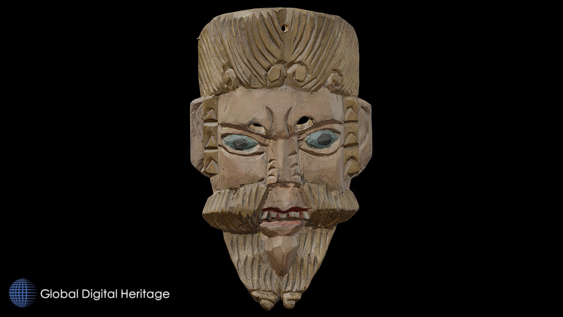 Folk Art Dance Mask of Pedro de Alvarado - Download Free 3D model by ...