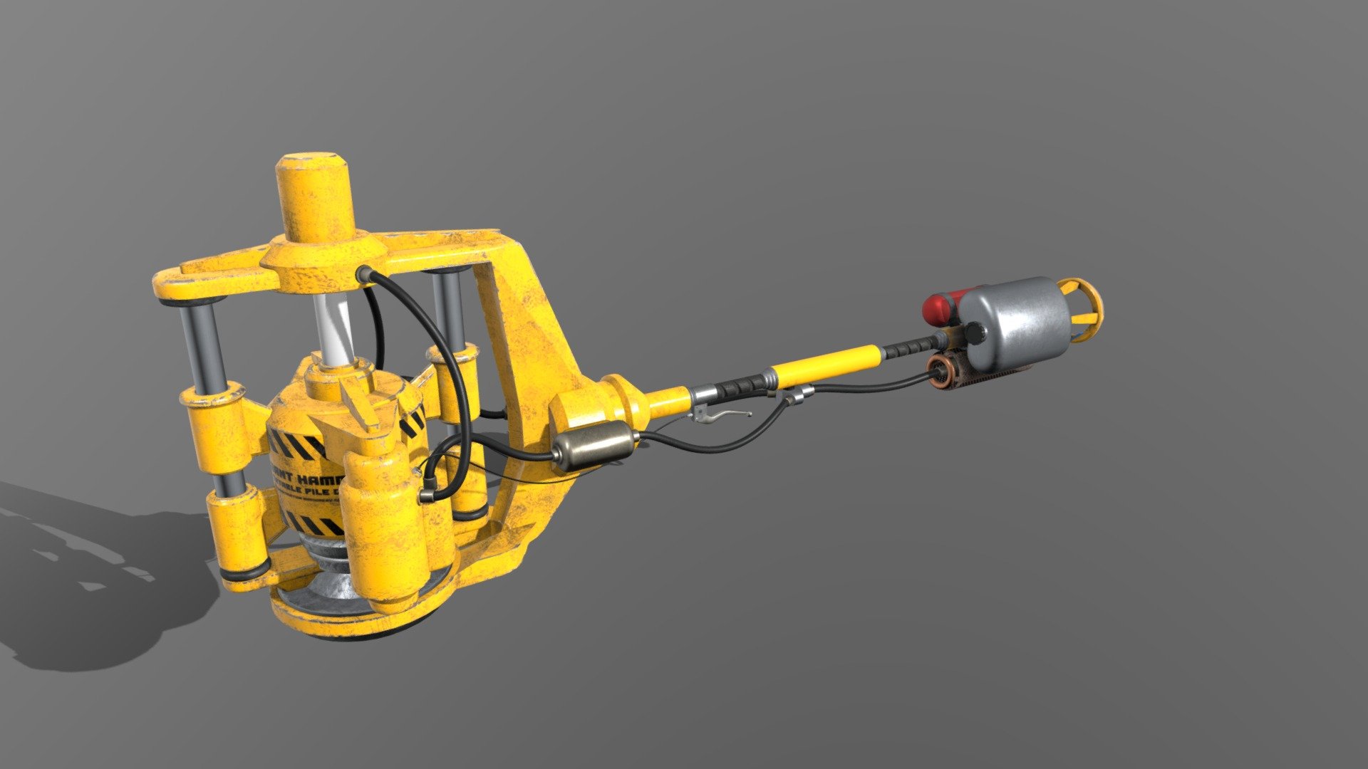 Steam Hammer - 3D model by coapark [d103ed8] - Sketchfab