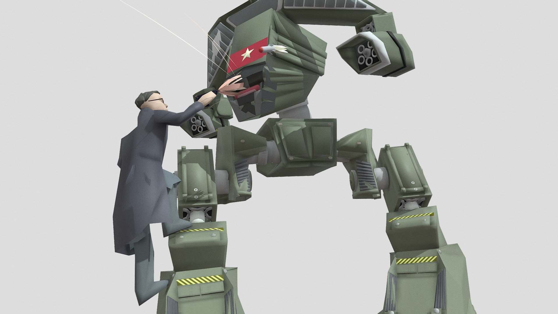 JC Denton VS a communist chinese Peacekeeper bot - Download Free 3D ...