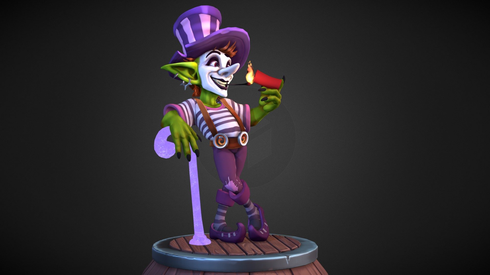 Goblin-mime - 3D model by maurlim [d1051cf] - Sketchfab