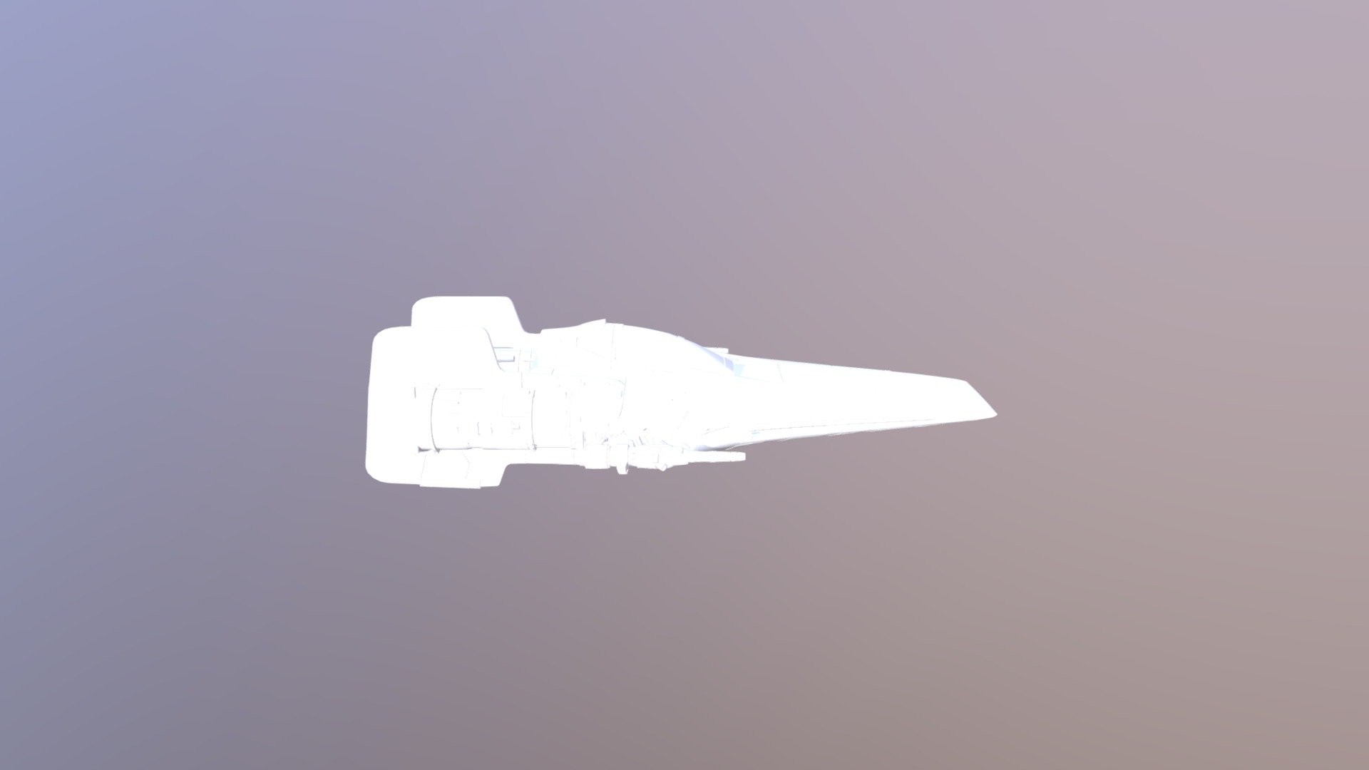 McQuarrie Concept A-Wing - 3D model by nicholassagan [d105a0c] - Sketchfab