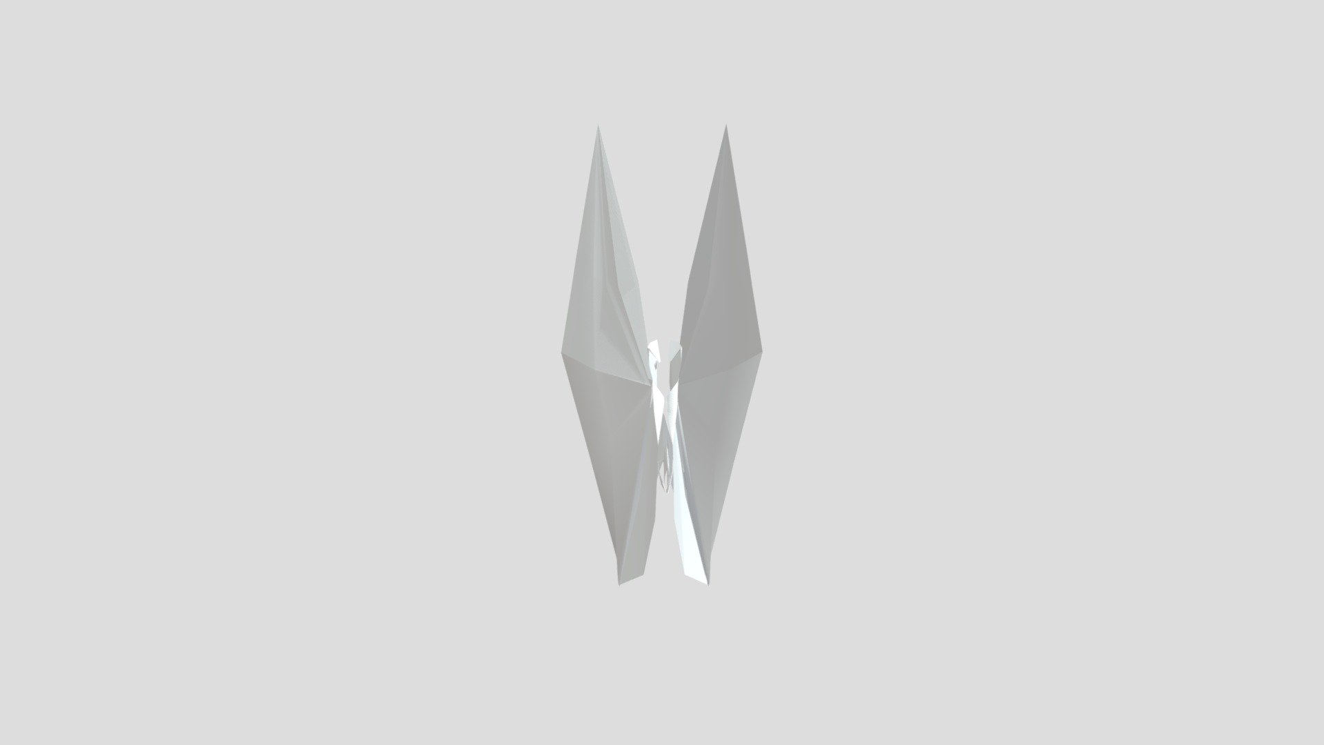 Free-origami-twitter-bird - 3D model by leondotle [d106284] - Sketchfab