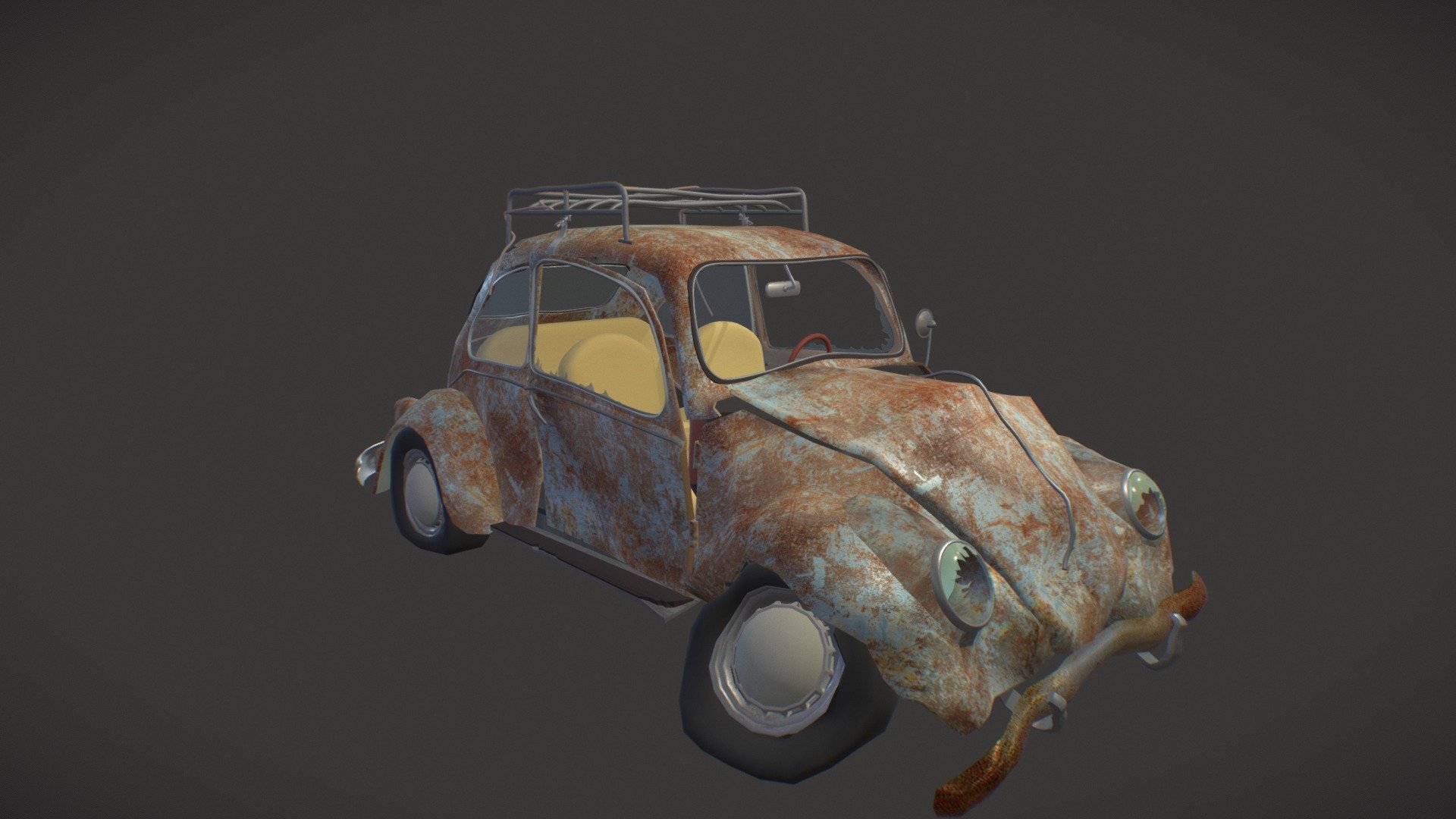 Car_Crashed - Download Free 3D model by busko [d1070e1] - Sketchfab