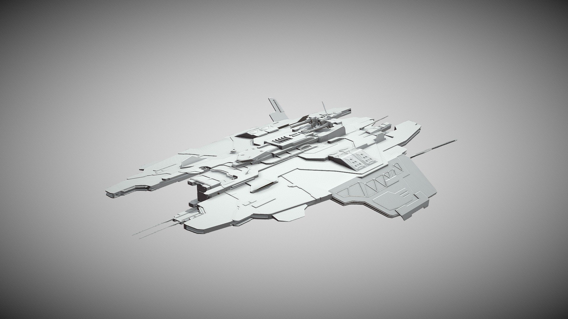 Pine Gap Class - LR Heavy Fighter BAX-03 - 3D model by Santobell ...