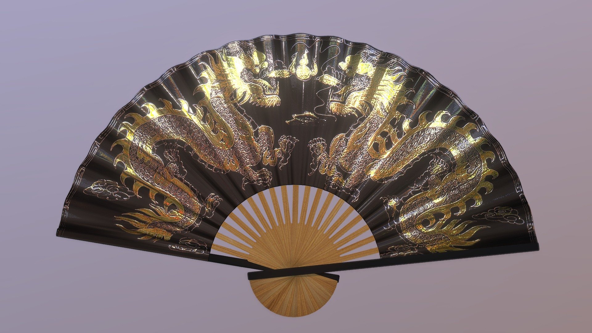 Folding Fan - Buy Royalty Free 3D model by 3Dee (@mellydeeis) [d10d212 ...
