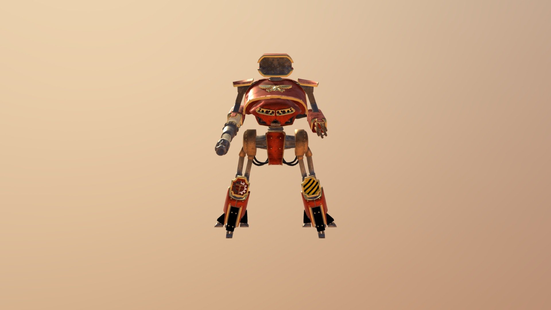 Warhammer Reaver Titan - 3D model by snowy_space3d [d10d30b] - Sketchfab