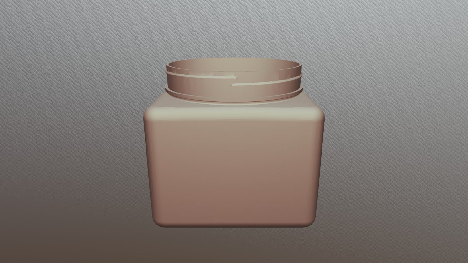D 110 75gm 1100ofc 1000ml Square Jar - 3D model by SANJEEV JHA ...