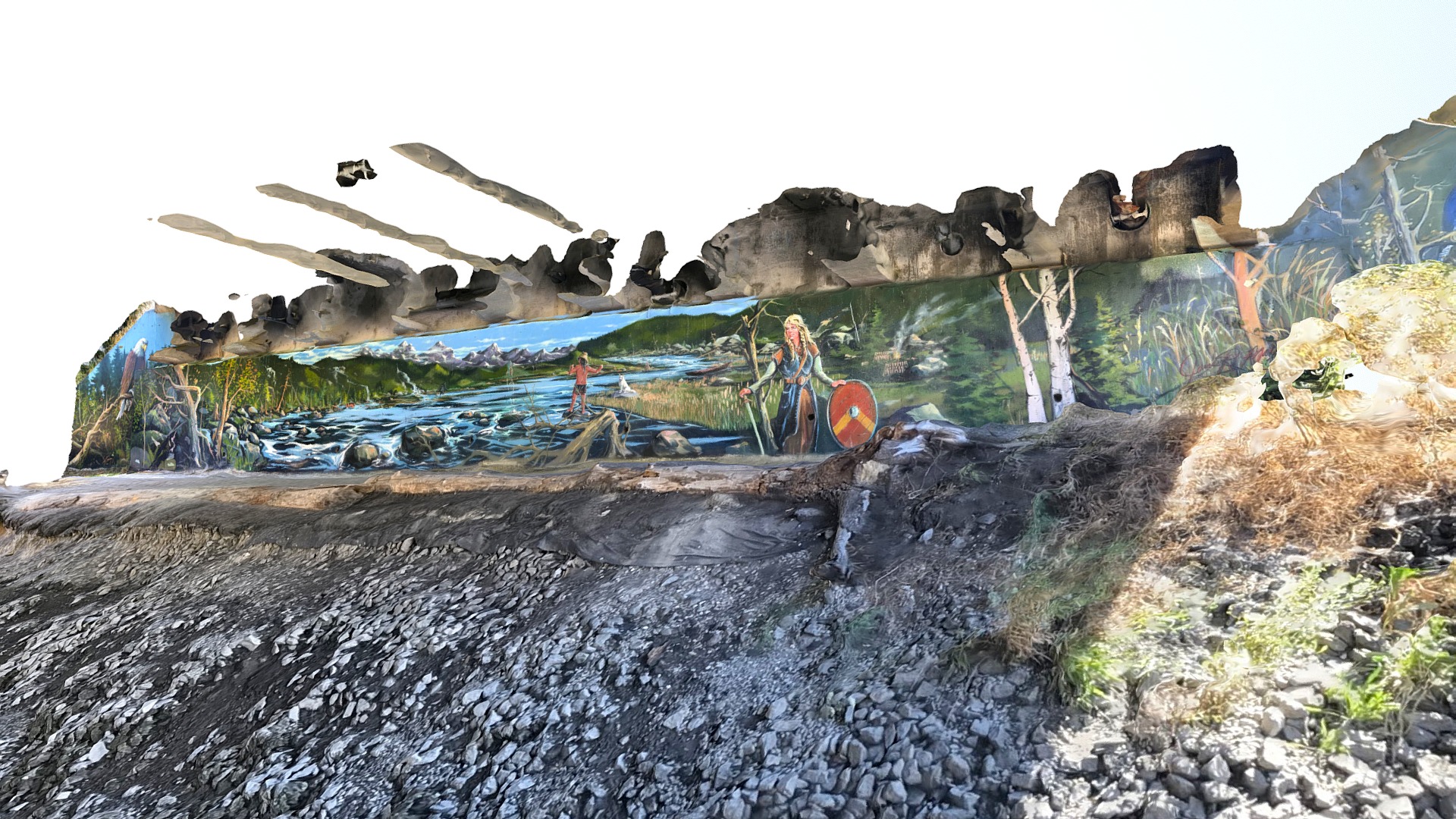 Underpass Mural1 - 3D model by peter54 [d10e080] - Sketchfab