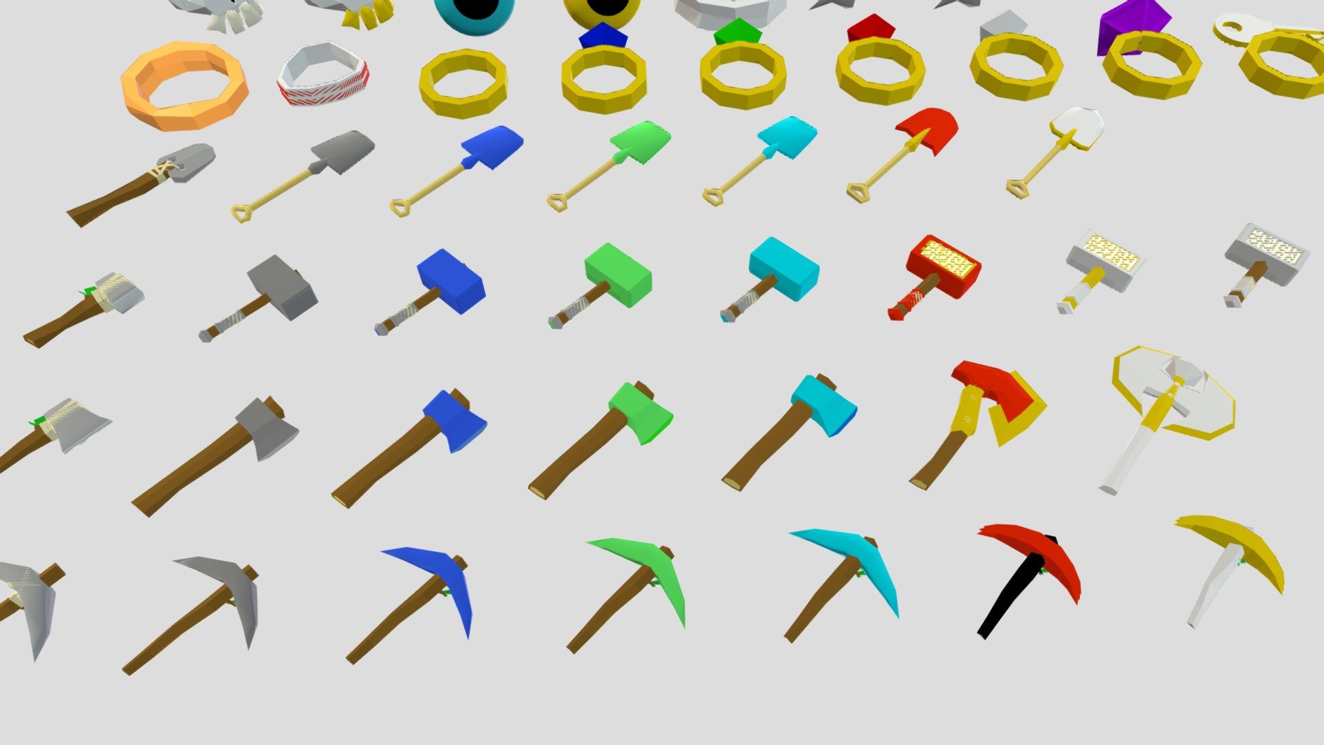 RPG Items Lowpoly - Download Free 3D model by packy films (@packyfilms ...