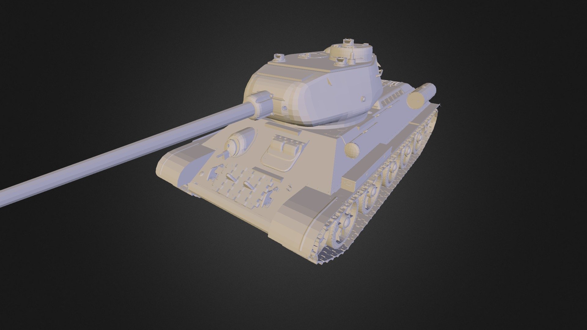 T-34-85 - 3D model by Morozov.Ivan [d10f3e3] - Sketchfab