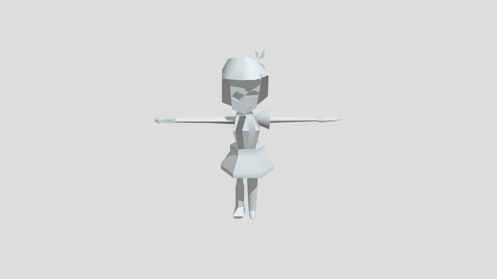 Untextured ENA Character - Download Free 3D model by Alejitao [d112086 ...