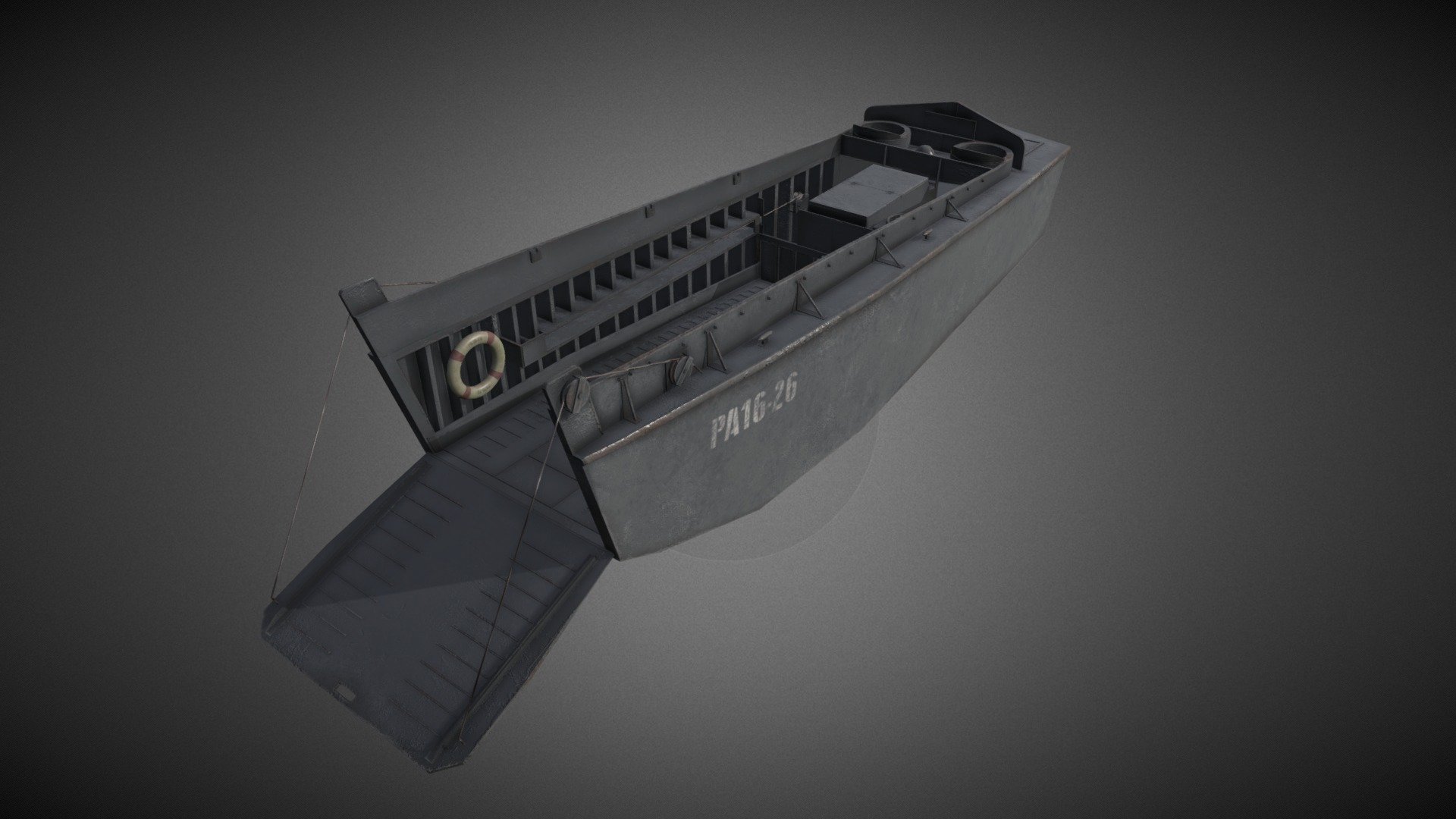 LCVP_ Higgins Boat Opened - Download Free 3D model by Thomas Visonà ...