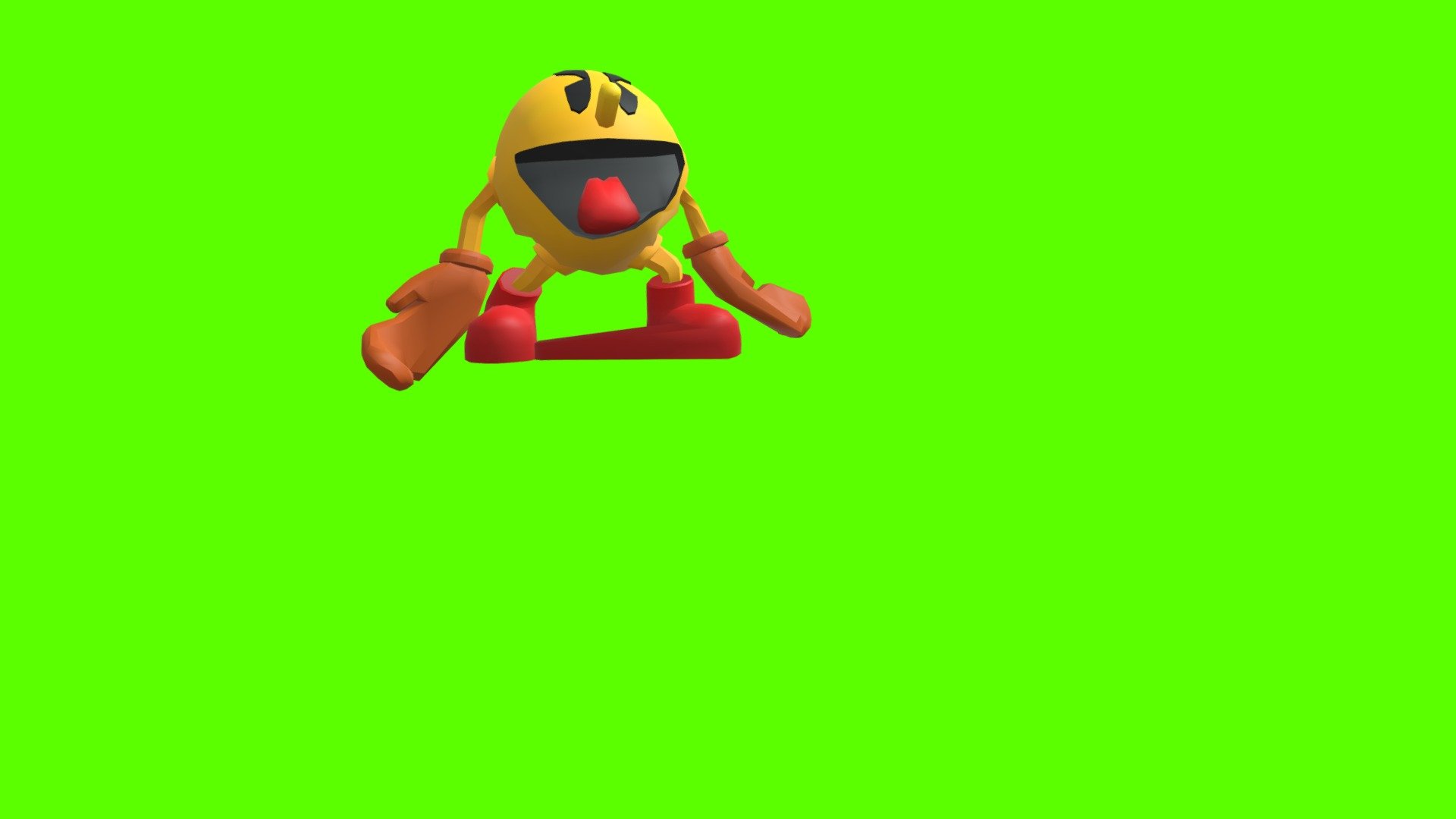 Angry Pac-Man - Download Free 3D model by dzakianis05 [d113dd0] - Sketchfab