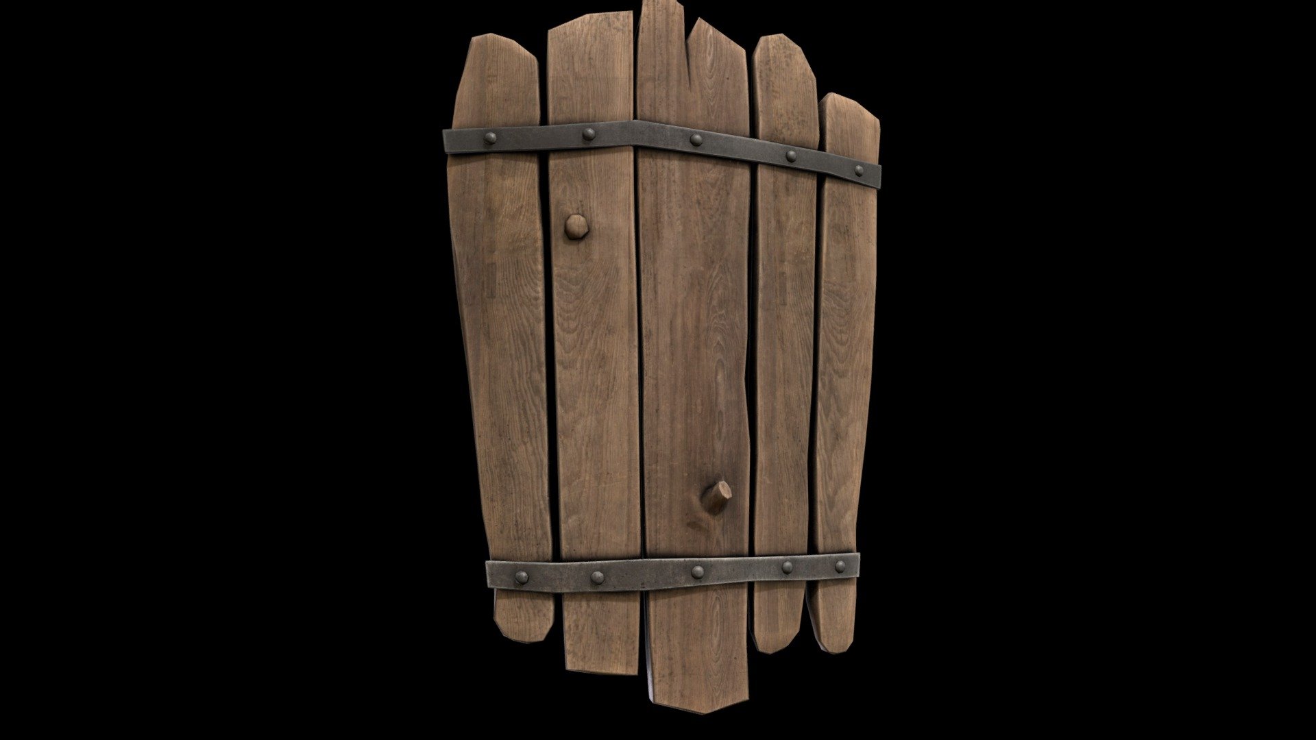 Wood Shield - 3D model by evgentop [d114cb1] - Sketchfab